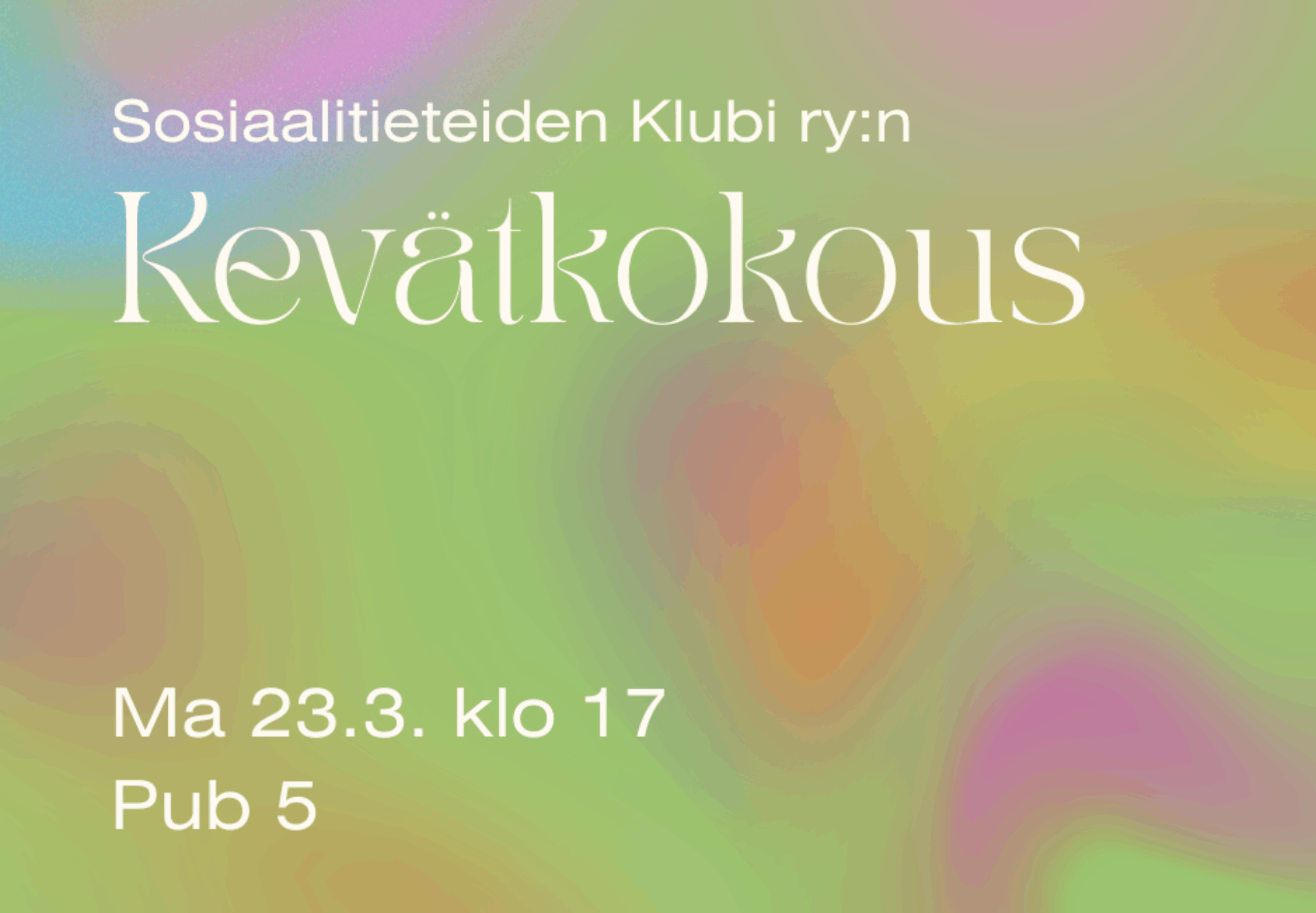 Kutsu Sosiaalitieteiden Klubi ry:n kevätkokoukseen 2026 ...